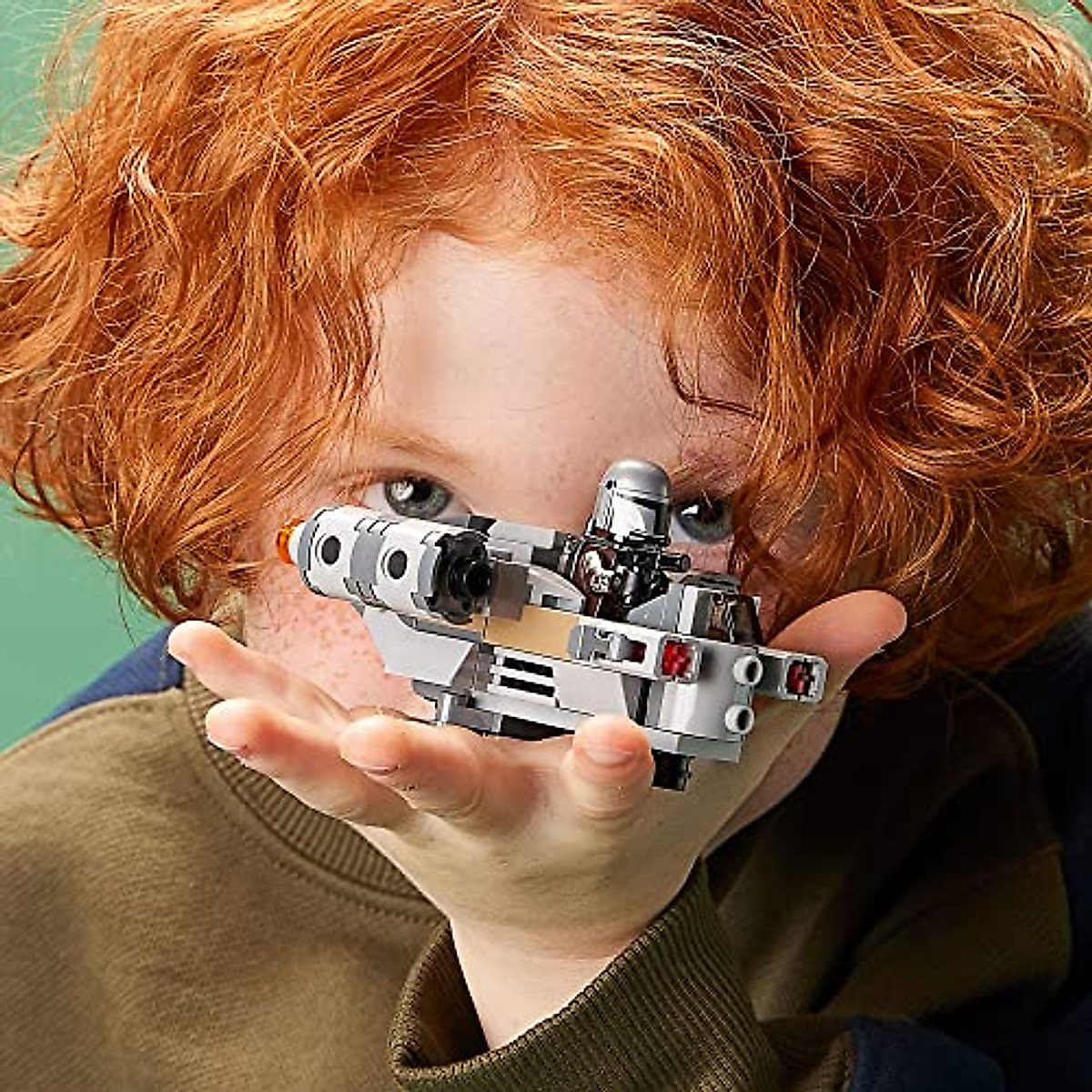 LEGO Star Wars The Razor Crest Microfighter 75321 Toy Building Kit for Kids Aged 6 and Up; Quick-Build, Stud-Shooting Star Wars: The Mandalorian Gunship for Creative Play (98 Pieces)