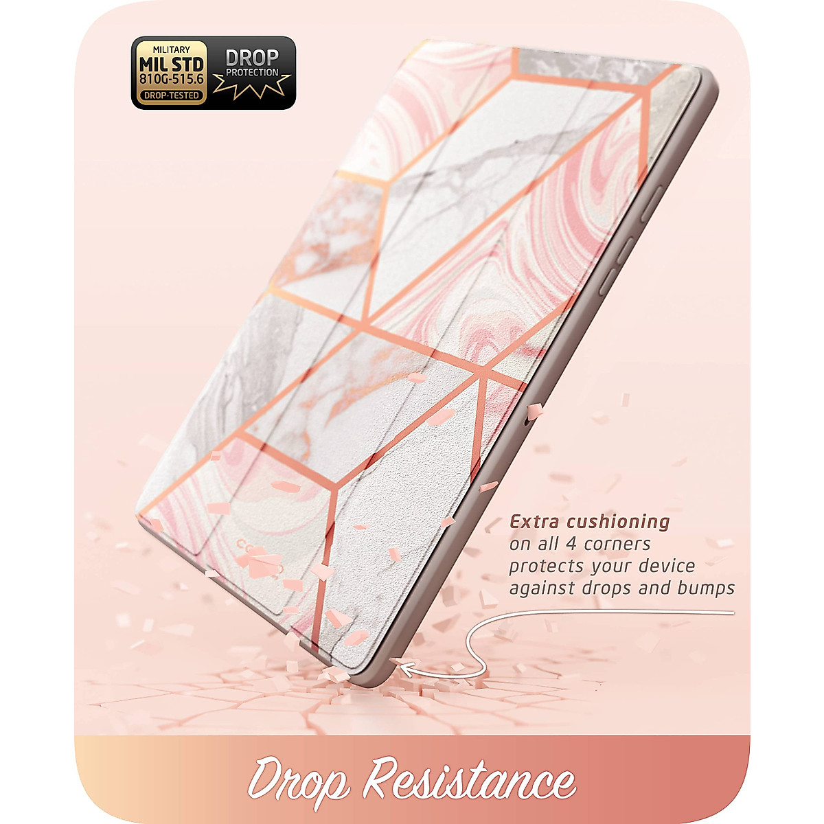 i-Blason Cosmo Protective Case for 10.5-Inch Samsung Galaxy Tab A8 (2022), Marble