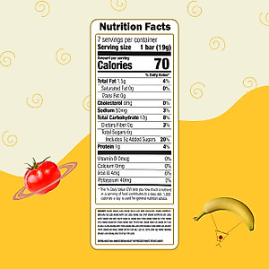 Earth's Best Organic Kids Snacks, Sesame Street Toddler Snacks, Organic Sunny Days Snack Bars for Toddlers 2 Years and Older, Sweet Potato and Carrot with Other Natural Flavors, 7 Bars per Box (Pack of 6)