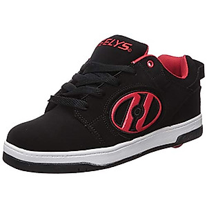 Heelys Men's Voyager Tennis Shoe, Black/Red, 10 M US