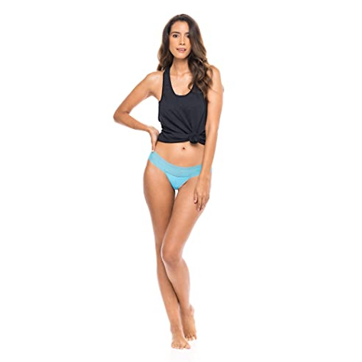 Womens Cotton Thong Underwear Pack - Sexy Lace Breathable Soft Stretch T-Back Hollow Out Bikini Panties X-Large