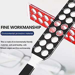 Hanchen Optical Retinoscopy Rack Lens Set Retinoscopy Bars for The Quick Examination of Diopter of Spectacles 2 Bars 32 Lenses Sphere: +/- 0.5, 1, 1.5, 2, 2.5, 3, 3.5, 4-10, 12,15