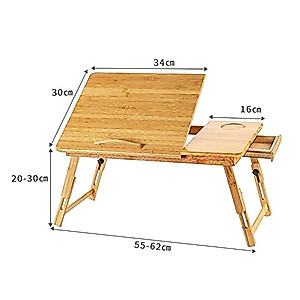 XDCHLK Adjustable Computer Stand Laptop Desk Notebook Desk Laptop Table for Bed Sofa Bed Tray Picnic Table Studying Table