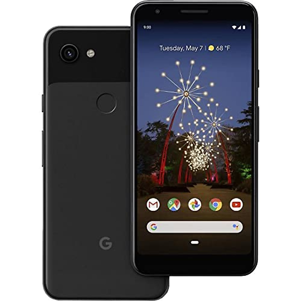 Google Pixel 3A XL (64GB, 4GB) 6.0" Display GSM/CDMA Unlocked (AT&T/T-Mobile/Verizon/Sprint) 4G LTE International Model (Just Black) (Renewed)