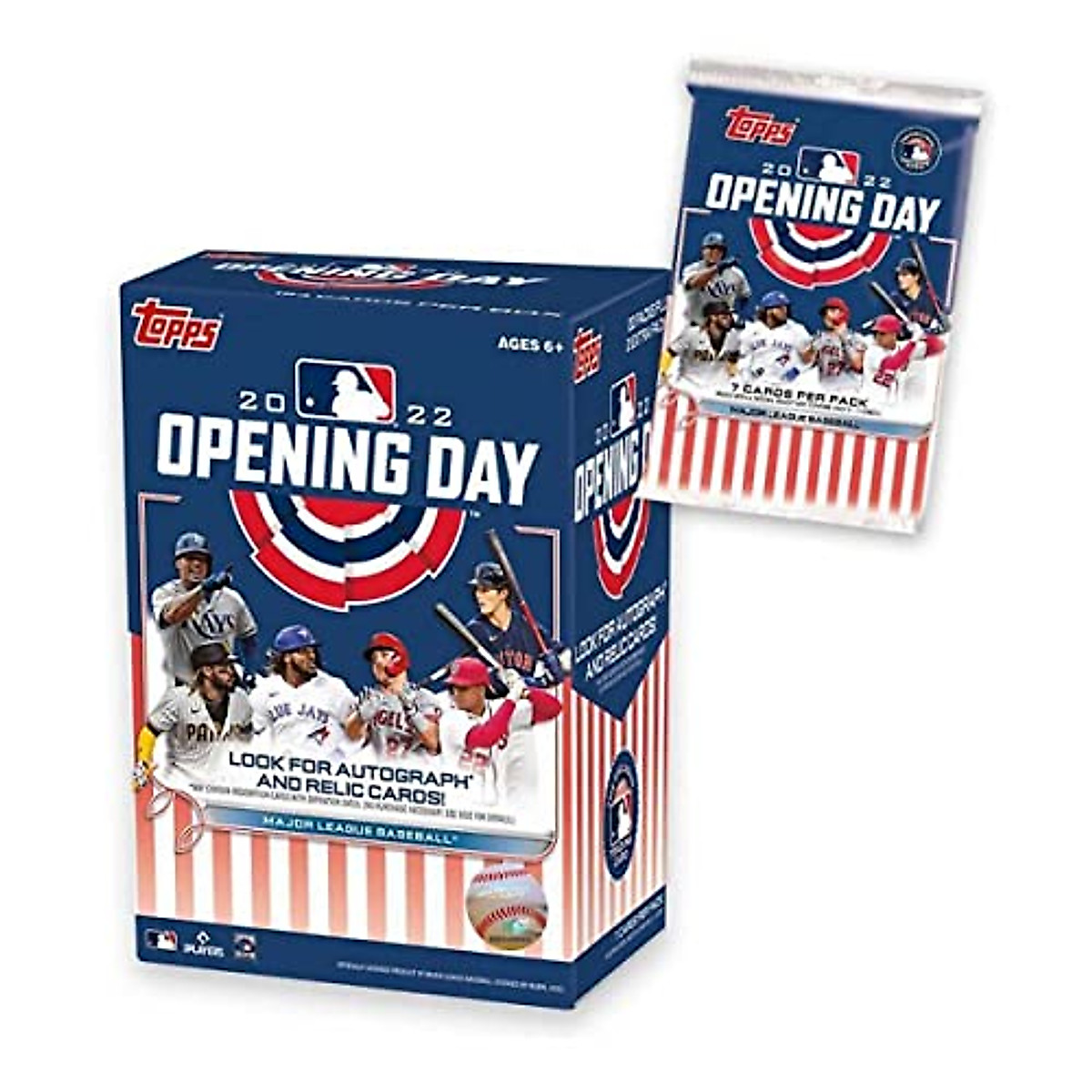 2022 Topps Opening Day Baseball Blaster Value Box - 154 Trading Cards per Box