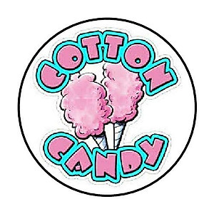 without brand Set of 48 Envelope Seals Labels Pink Cotton Candy 1.2" Round Sticker