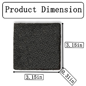 Aolleteau 16 Pack Activated Carbon Filter with 2 Pack Recycle+Trash Sticker Fits EKO Trash Can with Built-in Compartment, Also Fits SIMPLI-Magic Garbage Bins, for Trash Can and Compost Bin