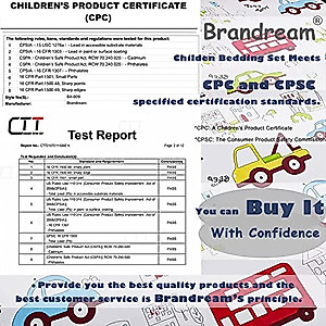 Brandream Baby Boy Fitted Crib Sheets Cars Vehicles Truck Toddler Sheets 100% Soft Cotton Standard Mattress Sheets Transport Theme