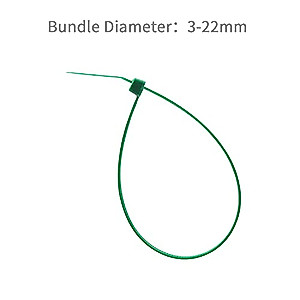 XINGO 1000 PCS 4 inch Cable Zip Ties, 18lb Strength, Small Tie Wraps Self-Locking Nylon Zip Ties for Indoor and Outdoor Use (Green)
