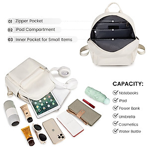 LOVEVOOK Mini Backpack for Women Small Waterproof Backpack Purses Daily Backpack Fashion Wine Red