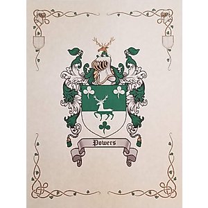 Mr Sweets Standly Coat of Arms, Family Crest 8.5x11 Print - Surname Origin: English England