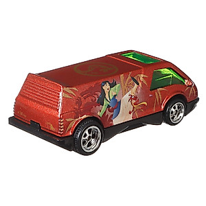Hot Wheels Disney Toy Car, Premium Die-Cast Mulan '69 Volkswagen Squareback in 1:64 Scale, Real Riders Tires & Metal/Metal for Kids & Collectors