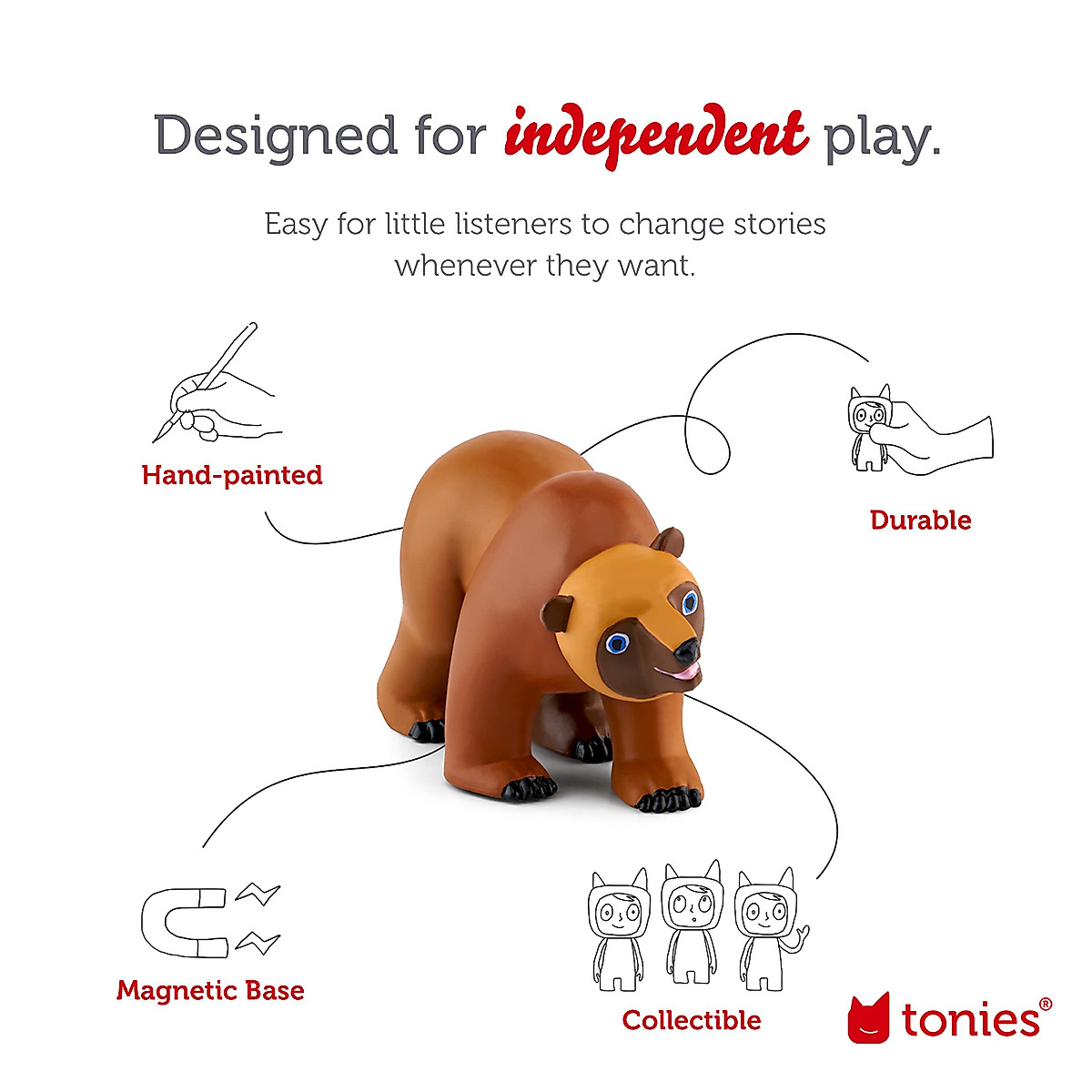 Tonies Brown Bear and Friends Audio Play Character