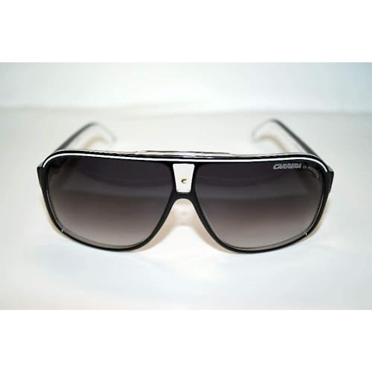 Carrera Grand Prix 2 T4M Pilot Sunglasses Lens Categ, Black/White, 64mm