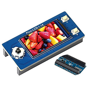 Waveshare 1.14inch LCD Display Module for Raspberry Pi Pico, 65K RGB Colors 240×135 Pixels IPS Screen, Embedded ST7789 Driver SPI Interface