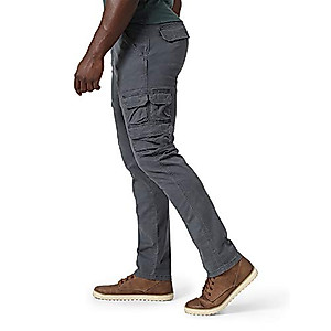 Wrangler Authentics mens Regular Tapered Cargo Pants, Pewter, 32W x 30L US