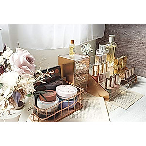 Moosy Life Moonlight Rose Gold Acrylic Accessory Drawer, 3 Spaces ML11