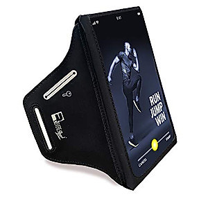 RevereSport Waterproof Running Armband for Phone with Case On (Otterbox, Lifeproof). Sports Phone Holder for iPhone 14/13/12/11/8/XR/Max/Plus/Pro & Samsung S23/S22/S21/S20/S10/Ultra & More