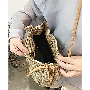 Tote Bag for Women Small Satchel Bag Straw Beach Bag Cute Hobo Bag Fashion Tote Handbag Fashion Crossbody Bag 2023