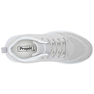 Propet Women's TravelBound Tracer Sneakers, Lt Grey, 8 Medium US
