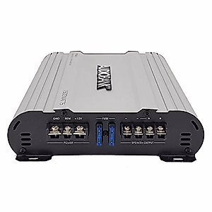 Audiobank Monoblock 1600 WATTS Amp Class AB Car Audio Stereo Amplifier P1601 Heavy-Duty Aluminum Alloy Heatsink, Class A-B Operation Remote On/Off Circuit