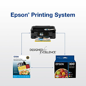 EPSON T200 DURABrite Ultra Ink Standard Capacity Black Cartridge (T200120-S) for select Epson Expression and WorkForce Printers