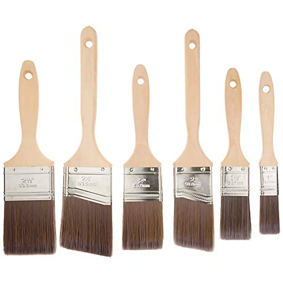 Amazon Basics Master Pro Paint Brush Set - 6 brushes