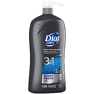 Dial Men 3in1 Body, Hair and Face Wash, Hydro Fresh, 32 fl oz