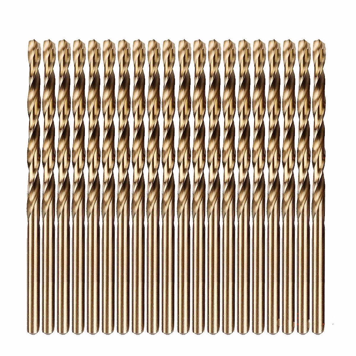 20pcs, 11/64", Cobalt Twist Drill Bits