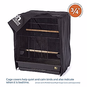 Prevue Hendryx Square Roof Parrot Cage, Black (SP25217B/B)