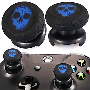 Playrealm FPS Thumbstick Extender Rubber Silicone Grip Cover 2 Sets for Xbox Series X/S & Xbox One Controller(Ghost Blued)
