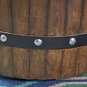 Christopher Knight Home Muriel Outdoor 25" Light-Weight Concrete Round Fire Pit 40K BTU, Dark Brown