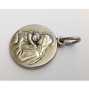 Madonna with Child Silver Medal - The Patron Saints Medals - Made in Italy