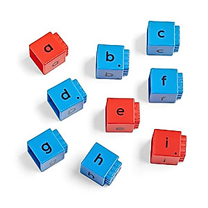 hand2mind Reading Rods Alphabet & Phonemic Awareness, Word Building Activities, Letter Blocks, CVC Words for Kindergarten, Spelling Toys, Reading Tools for Kids, Science of Reading Manipulatives