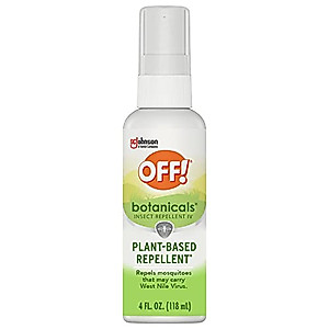 OFF! Botanicals Insect Repellent, Plant-Based Bug Spray & Mosquito Repellent, 4 Oz