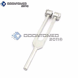OdontoMed2011® Aluminum Alloy Tuning Fork, 256 CPS Medical-Grade Tuning Fork Instrument with Fixed Weights, Non-Magnetic Aluminum Alloy