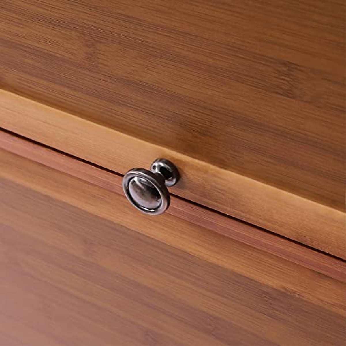 Gdrasuya10 10 Tier Shoe Rack, Tall Bamboo Shoe Storage Cabinet with Doors Freestanding Shoes Storage Shelf Organizer for Entryway Living Room Bedroom, 27.58 x 12.60 x 67.72in