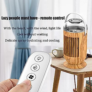 KALWEL,Portable Air Conditioners,Fans That Blow Cold Air,Mini Air Conditioner,Air Conditioner Portable for Room-3 Adjustable Speeds,USB,Support Remote Control,400ml,12V-for Bedroom,Office,RV,Camping