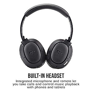 MEE audio Matrix Cinema ANC Bluetooth Wireless Active Noise Cancelling Headphones with aptX Low Latency, CinemaEAR Audio Enhancement, and Active Noise Cancellation (Renewed)