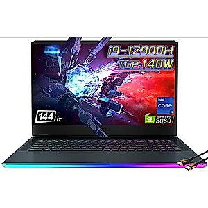 MSI GE76 Raider Gaming Laptop - 12th Gen Intel Core i9-12900H - GeForce RTX 3060 MUX TGP 140W - 17.3" 144HZ 1080p – 99.9WHr w/HDMI (64GB RAM | 1TB PCIe SSD)