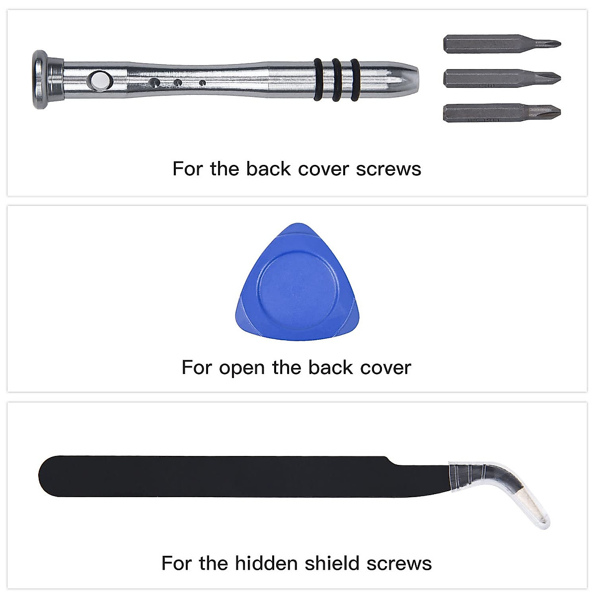 Replacement CPU Cooling Fan for Steam Deck 2021 & 2022 64 GB/ 256 GB / 512 GB NVMe Model, Replacement Steam Deck Fan with Screwdriver Tool Set P/N: BN5010S5H-N00P