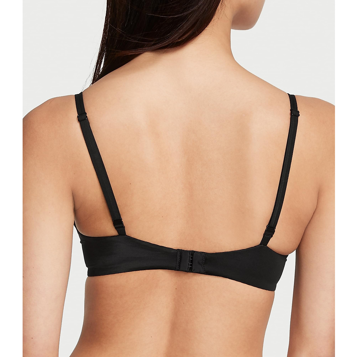 Victoria's Secret Push Up Bra, Adds One Cup Size, Padded, Plunge Neckline, Bras for Women, Very Sexy Collection, Black (36C)