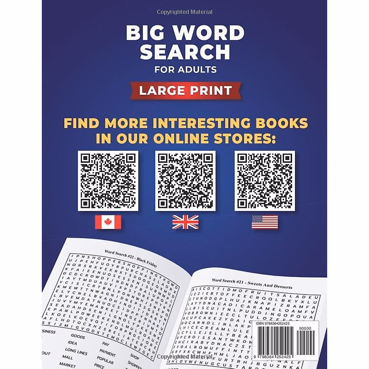 BIG 4000 New Words Word Search for Adults: 100+ Large Print Puzzles with Interesting Themes about the Year