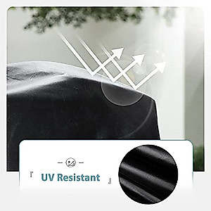 SHINESTAR Upgraded Vertical Pellet Smoker Cover for Pit Boss 4/5-Series, PBV4PS1, PBV5PW1, PBV4PS2, Durable & Waterproof, Special Zipper Design, Black