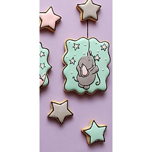 Small Fanciful Plaque Cookie Cutter, 3" Made in USA by Ann Clark