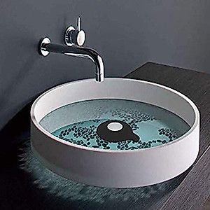 Bathtub Drain Stopper Silicone Recyclable Rubber Drain Plug Bath Tub Drain Cover Bathtub Plug Universal Use for Sinks, Bathroom, Kitchen, Laundry, Floor Drains, Black …