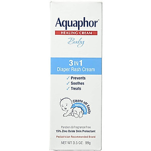 Aquaphor Diaper Rsh Crm H Size 3.5z Aquaphor Diaper Rash Cream Healing 3.5z