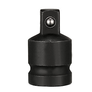 uxcell 1/2" Drive (Female) x 3/8" (Male) Impact Socket Reducer for Use with Air Impact Wrenches, Breaker Bars, Ratchets, CR-MO Steel