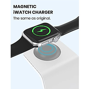 Wireless Charging Station for Apple, 3 in 1 Charging Stand for iPhone 14/13/12/11/X/8/SE Series, iWatch 7/6/SE/5/4/3/2, AirPods 3/Pro/2