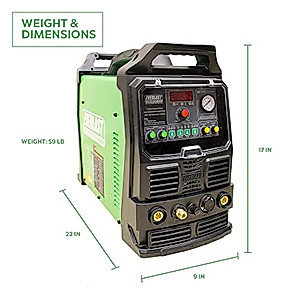 2021 Everlast PowerPro 164Si 160Amp TIG Stick Pulse 40Amp Plasma Cutter 110v/220v Multi Process Welder